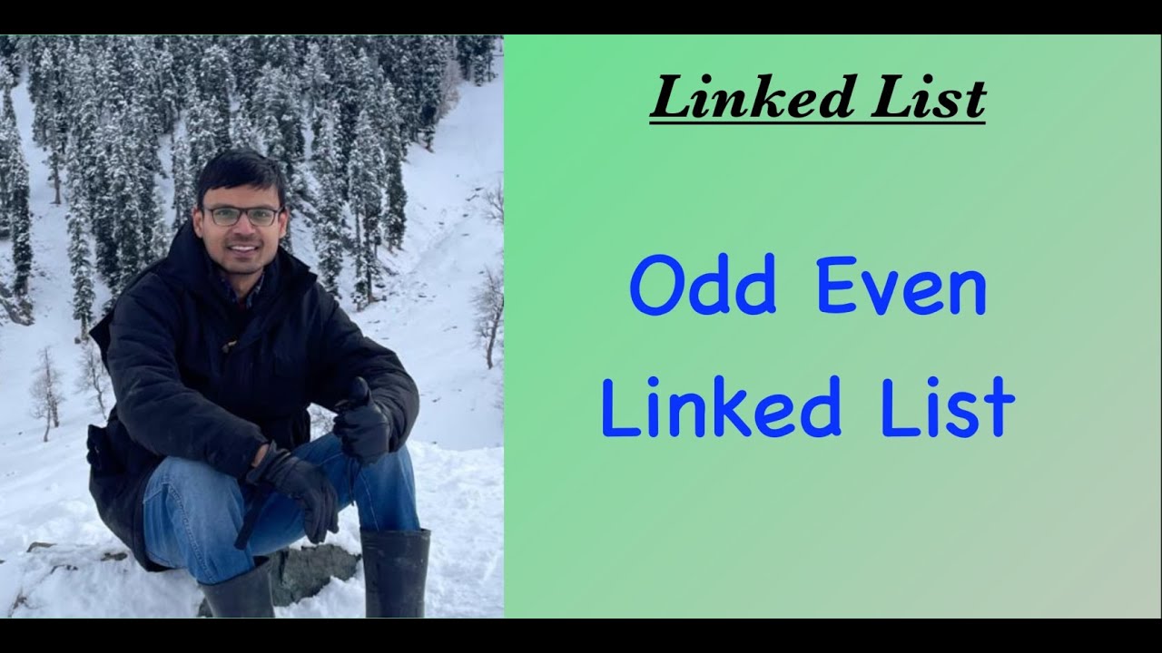 Odd Even Linked List Leetcode 328 Amazon Youtube