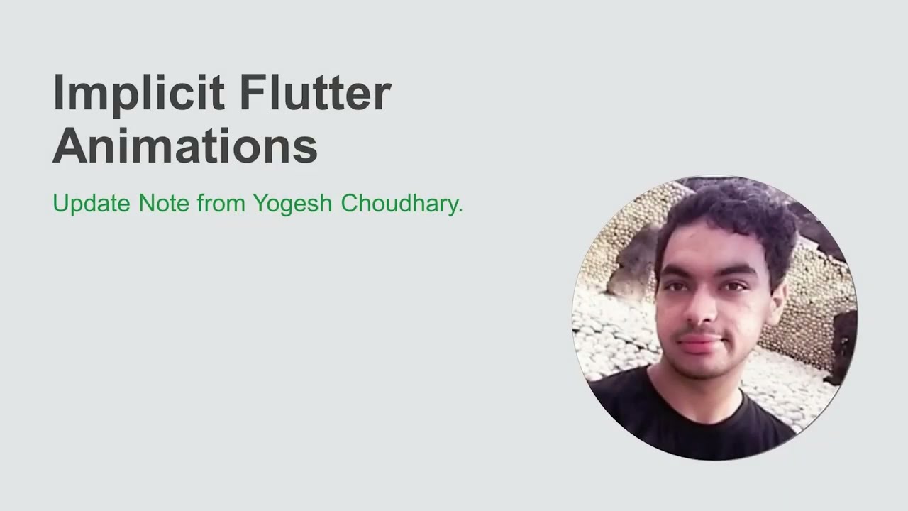 Flutter Implicit Animations Episode 01 Learn Animation Basics Youtube