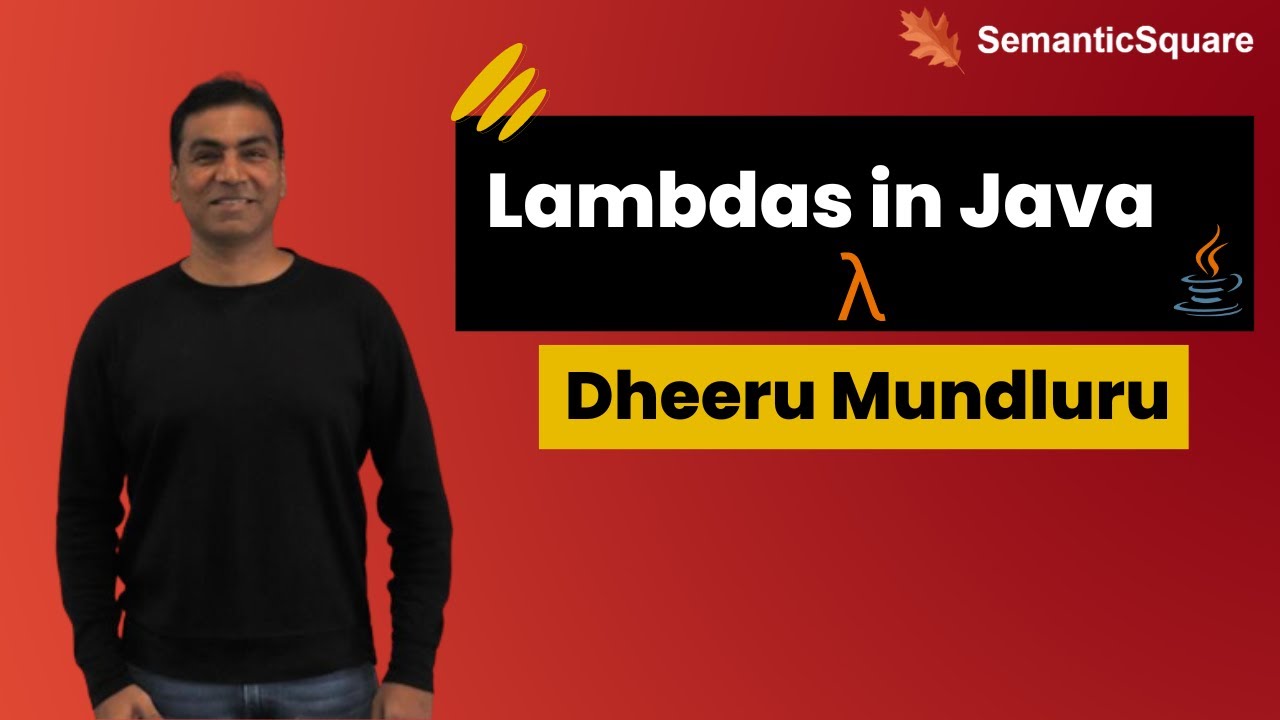 Lambda Expressions In Java Youtube