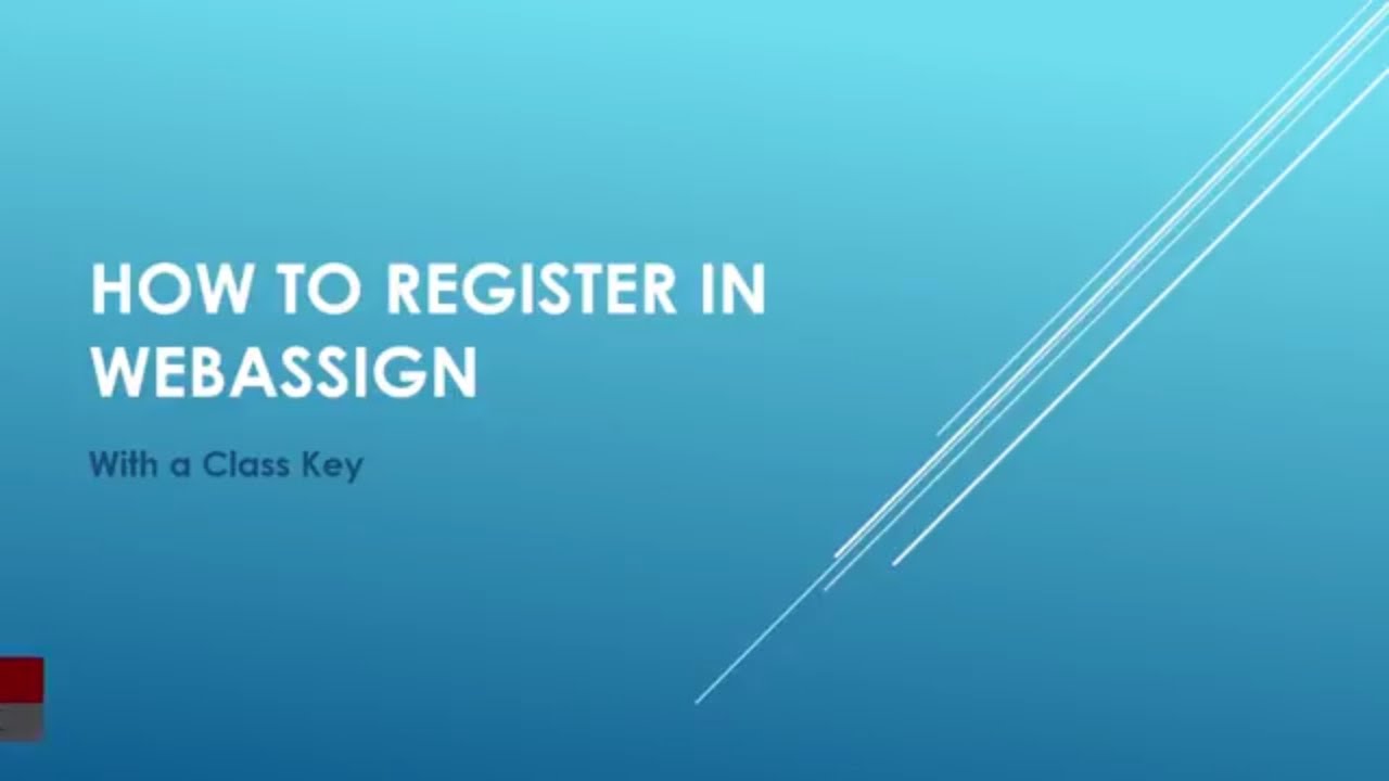 Ppcc Register In Webassign Youtube
