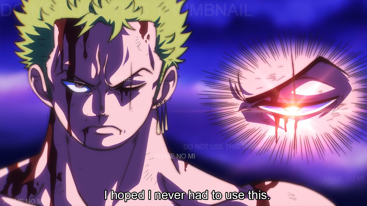 Roronoa Zoro Eye Scar