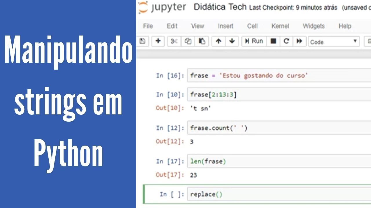 Manipulando Strings Com Python Curso Python Para Machine Learning