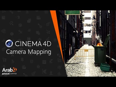 Camera Mapping In Cinema 4d Tutorial Ll Eng Youtube