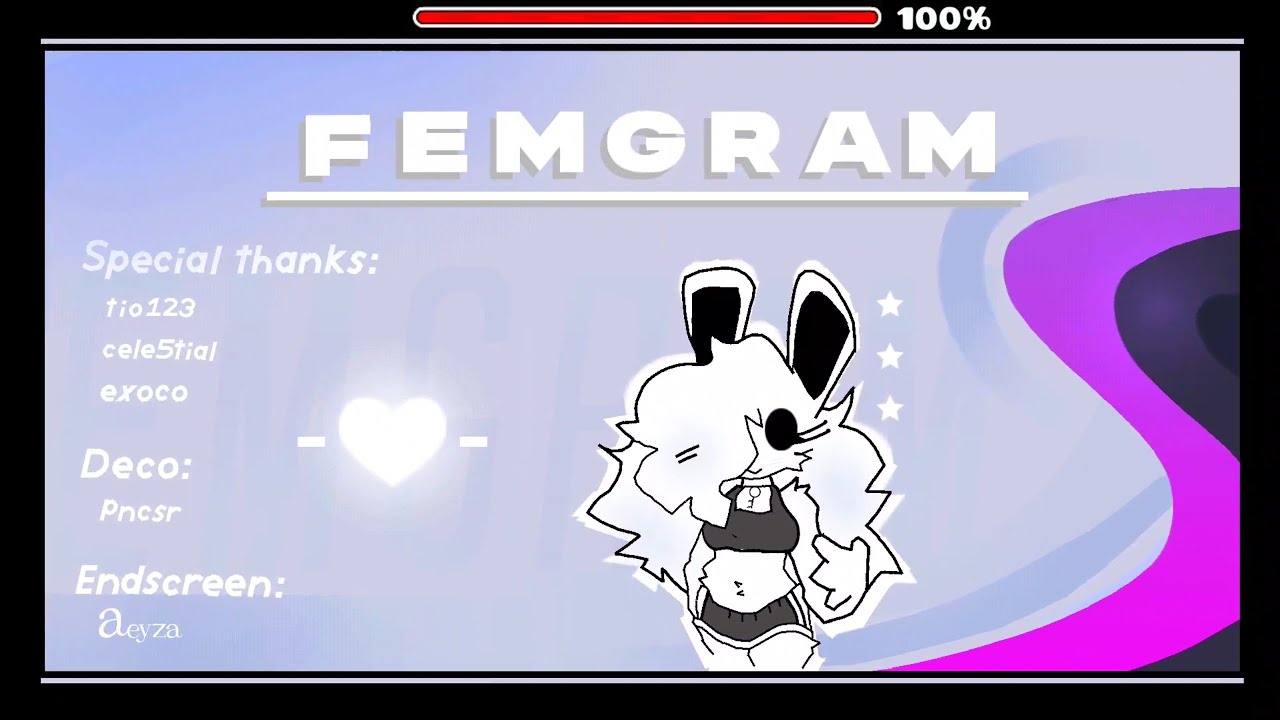 107227361 Femgram By Pncsr Harder Geometry Dash Youtube