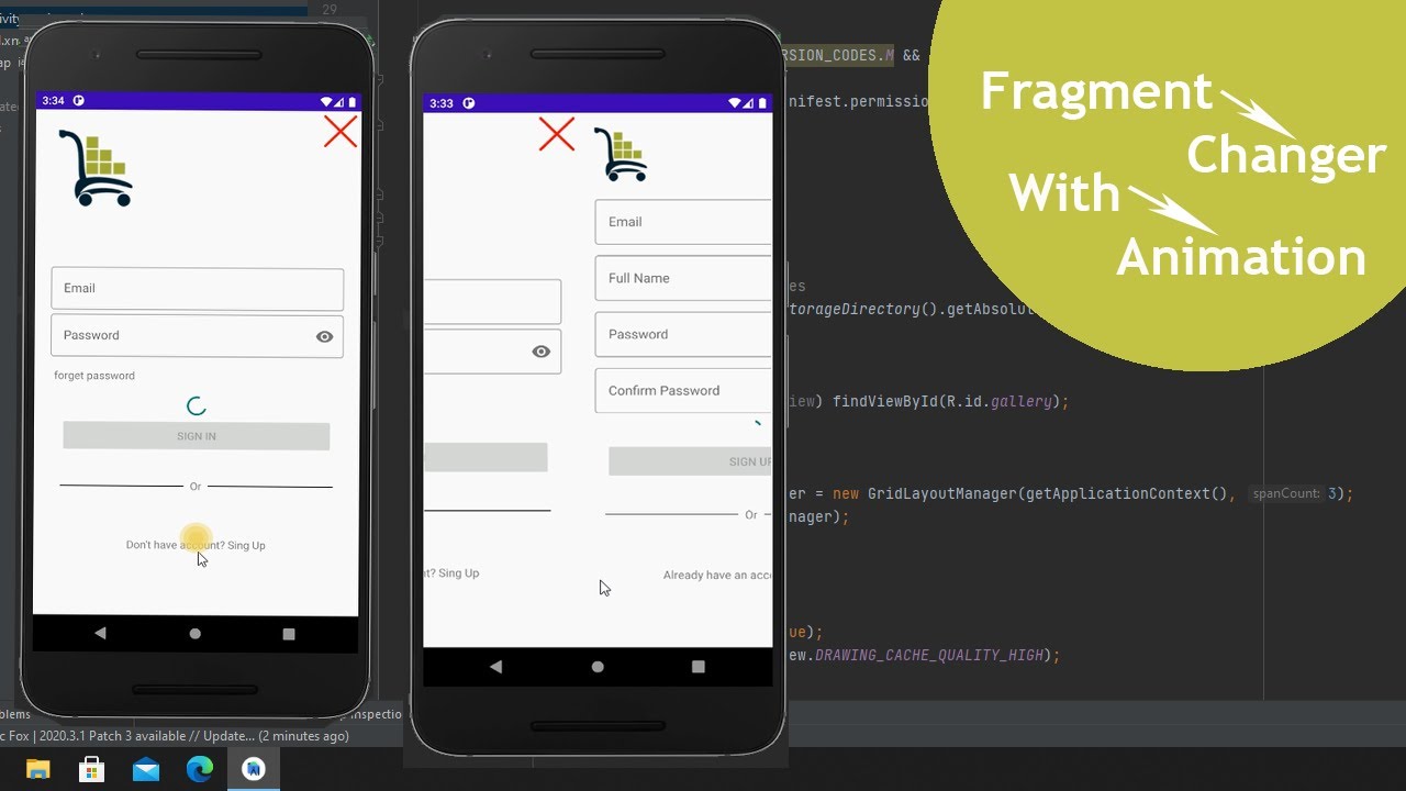Add Multiple Fragment In Single Activity With Animation Android