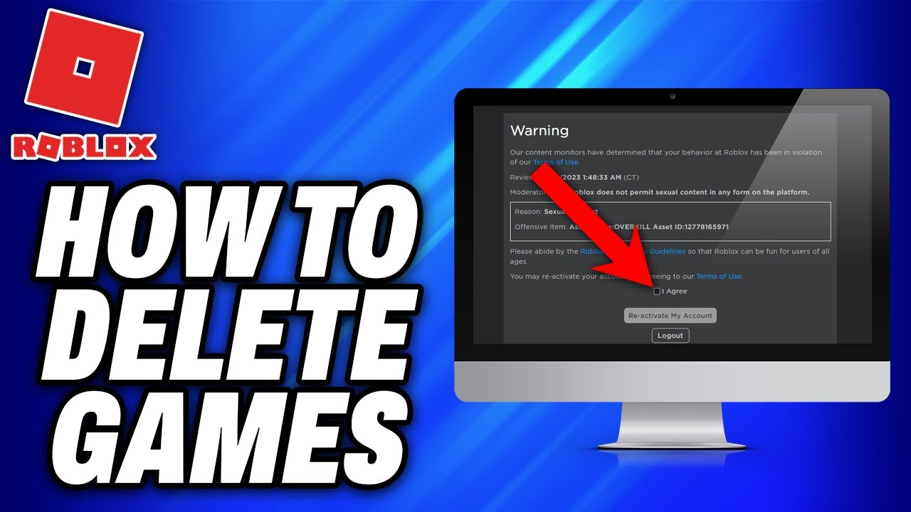 How To Delete Roblox Games 2025 Easy Fix Youtube