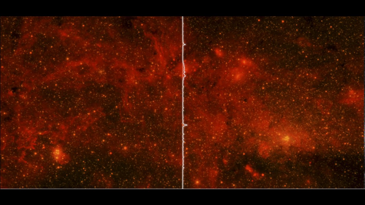 Data Sonification Galactic Center Infrared Youtube