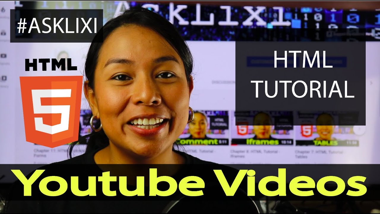 Chapter 14 Html Tutorial Videos Youtube