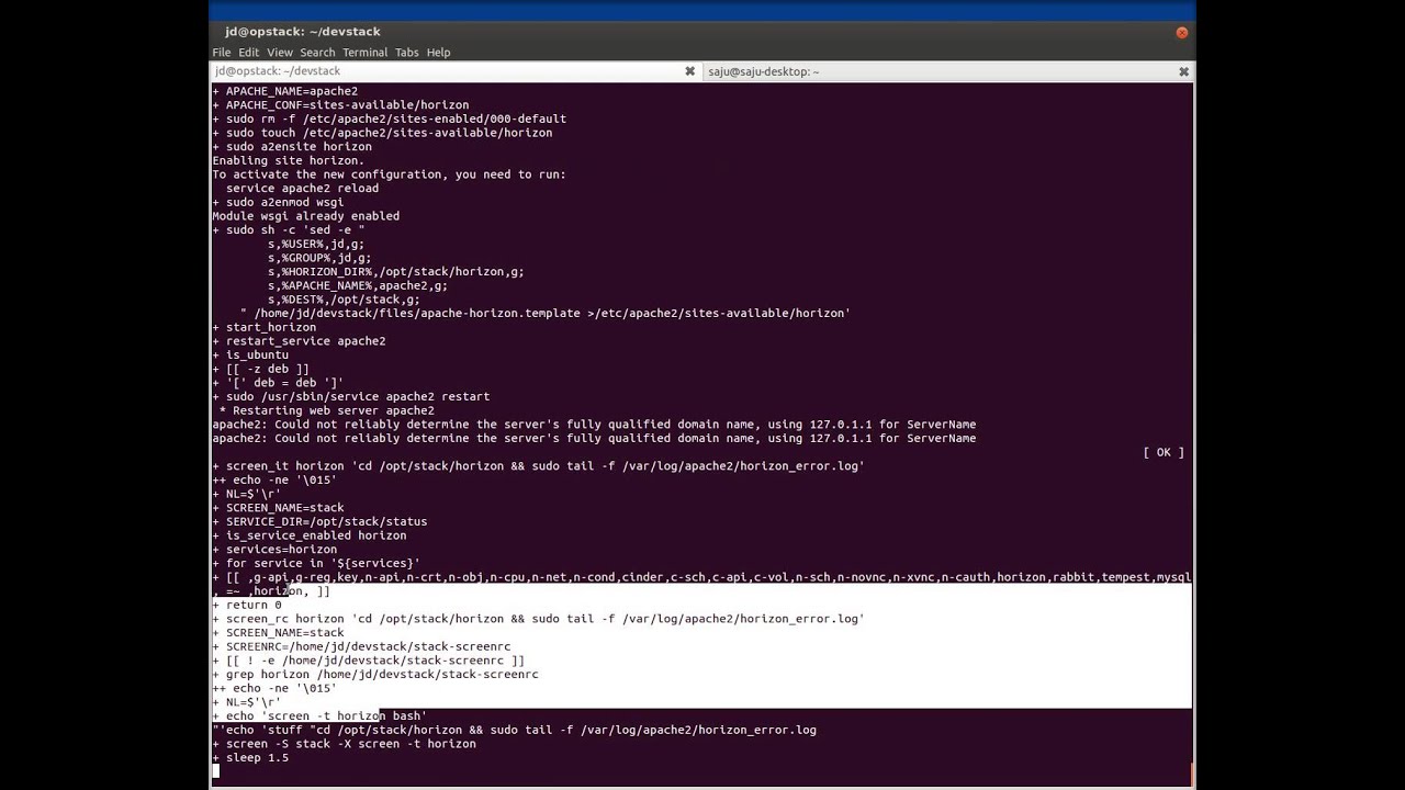 Install Openstack Using Devstack Youtube