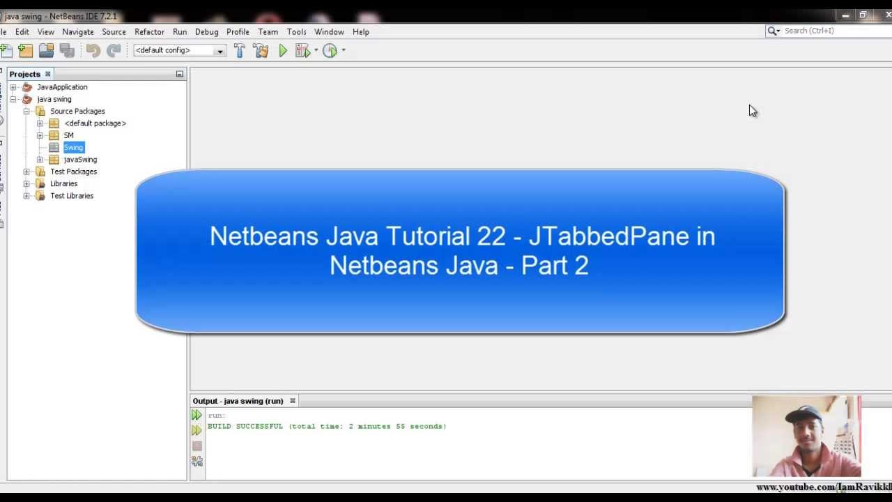 Java Swing Tutorial 22 Jtabbedpane In Netbeans Java Part 2 Youtube
