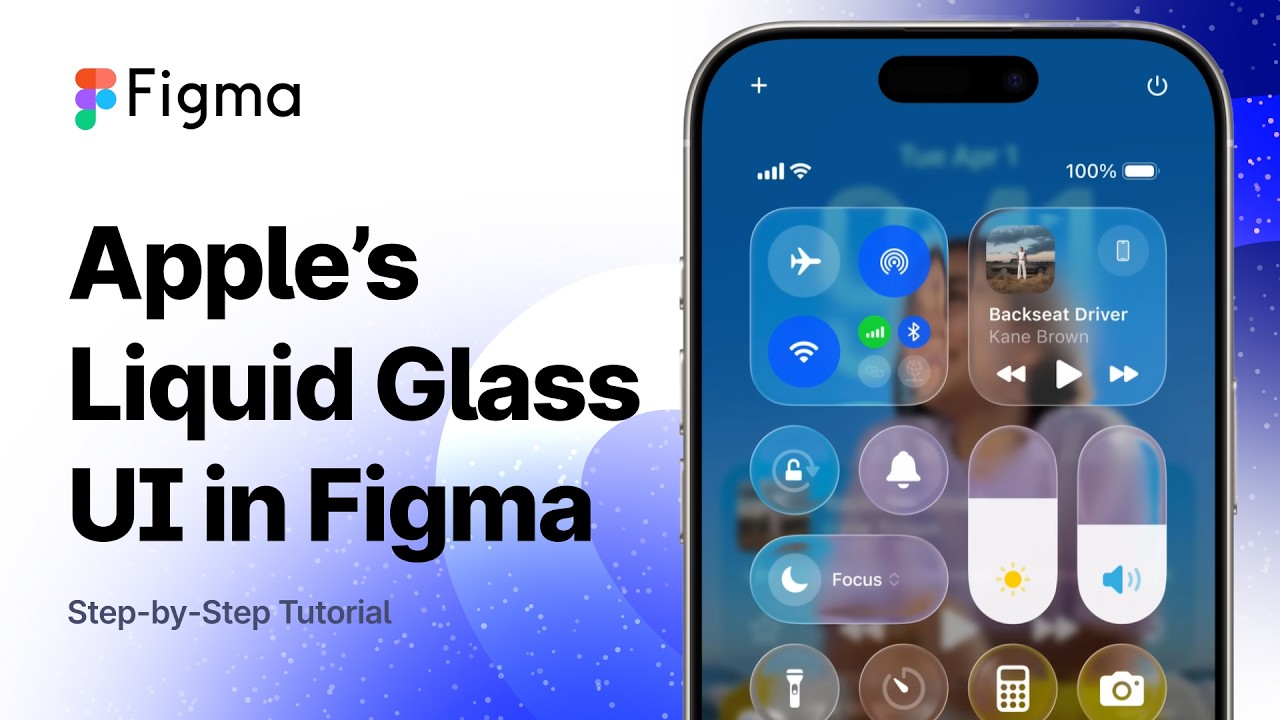 Figma Tutorial How To Create Apple S Liquid Glass Ui In Figma Super