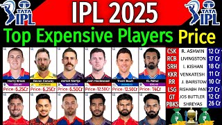 Ipl 2025 All Players Final Price Most Expensive Players Ipl 2025 Ipl ...