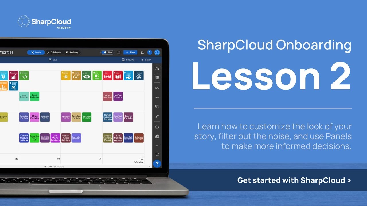 Sharpcloud Onboarding Lesson 2 Youtube