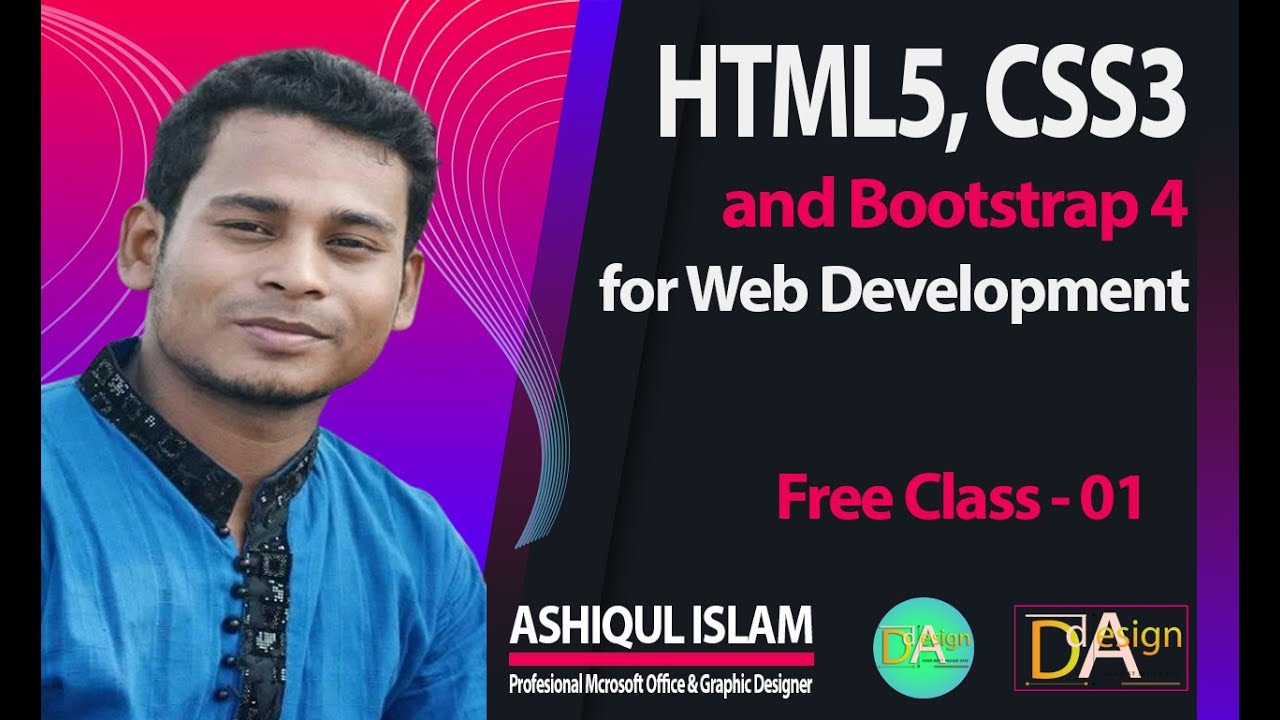 Html5 Css3 And Bootstrap 4 For Web Development Course Introduction