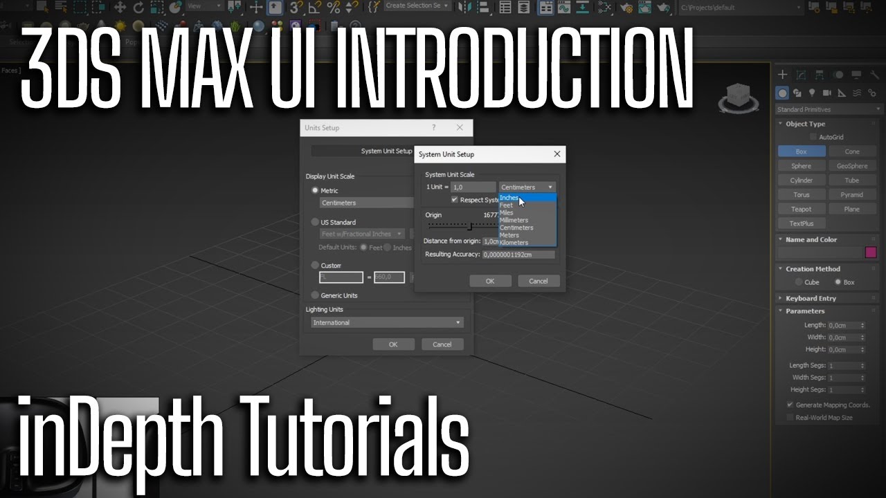 3ds Max Ui Introduction Product Visualization Part 1 Indepth