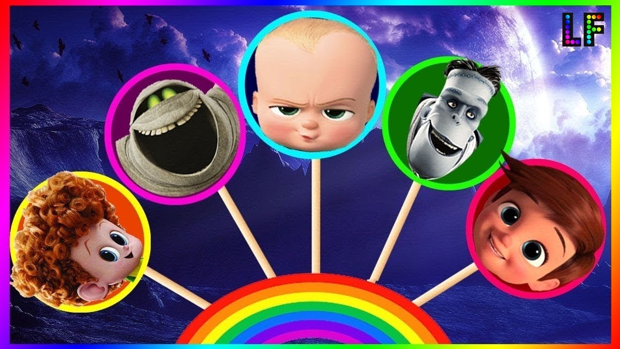Hotel Transylvania Boss Baby Finger Family Song Nursery Rhymes Playdoh