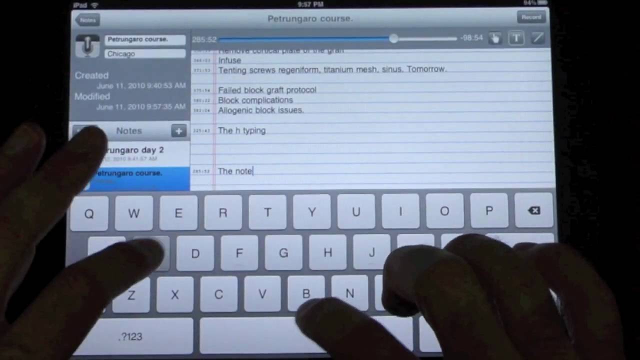 Ipad Lecture Note Taking Apps Youtube