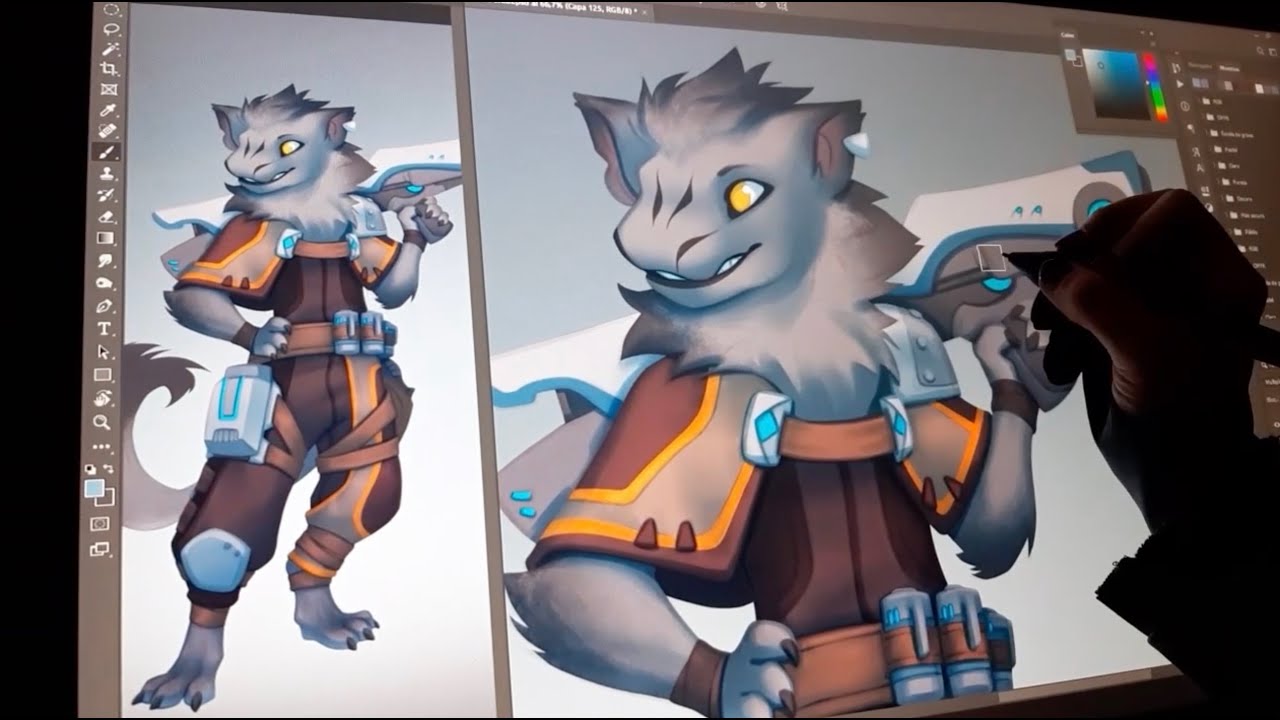 Character Illustration Timelapse Youtube
