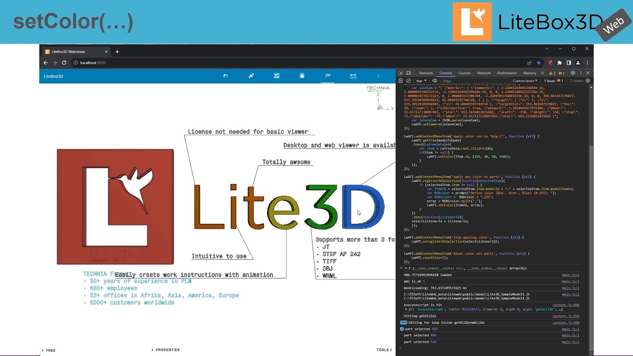 Litebox3d Web Api Examples Youtube