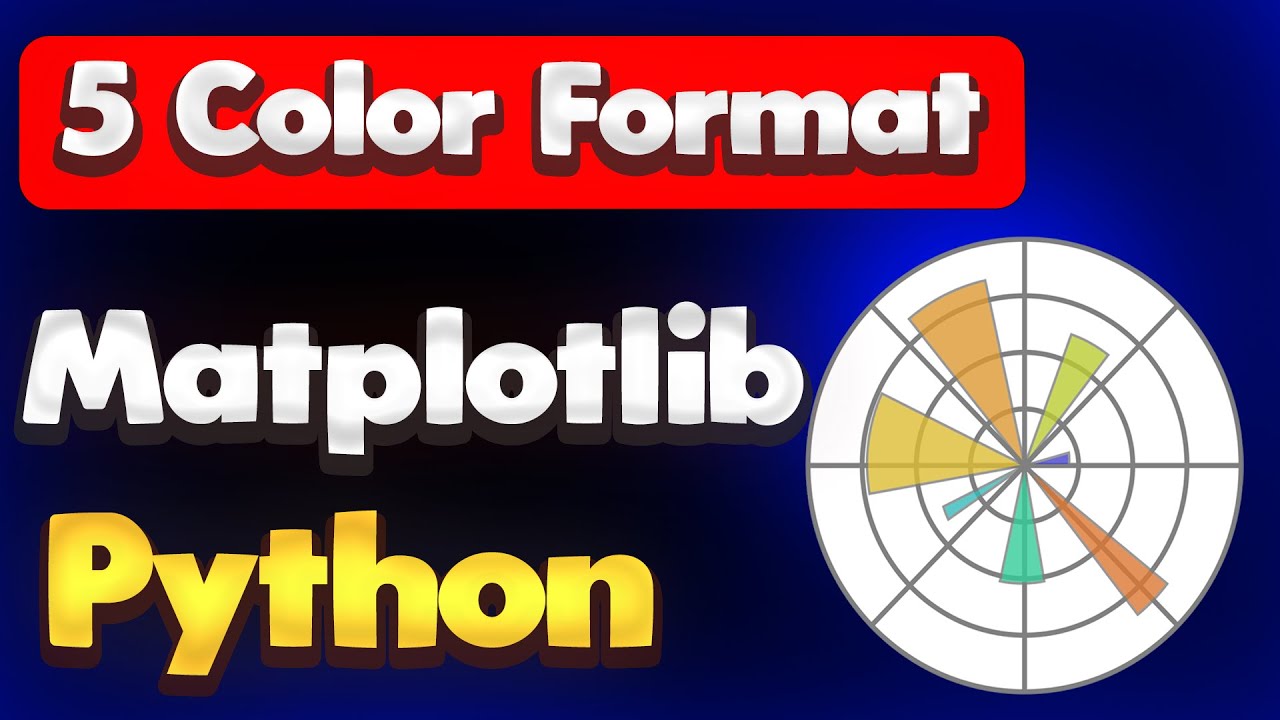Different Color Formats In Matplotlib Python Matplotlib Tutorial
