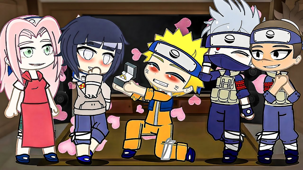 Naruto Friends React To Naruto And Hinata Gacha React Naruhina