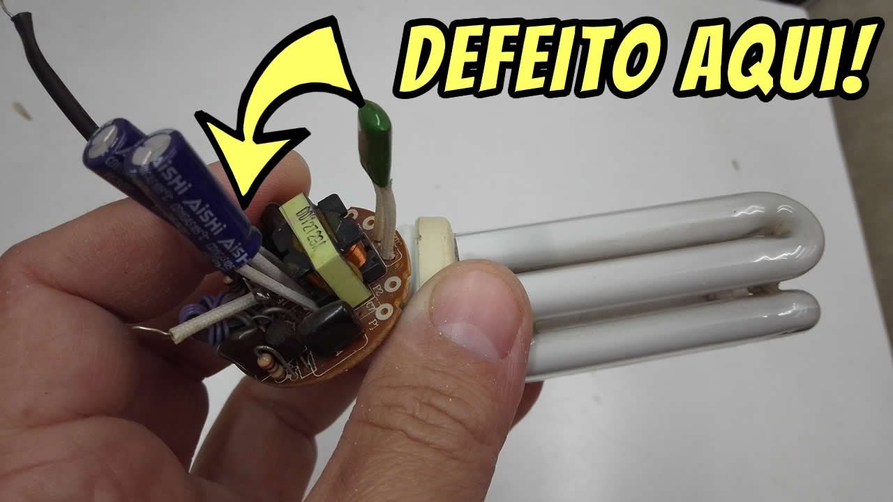 Como Consertar Lâmpadas Fluorescente Queimada Passo A Passo Youtube