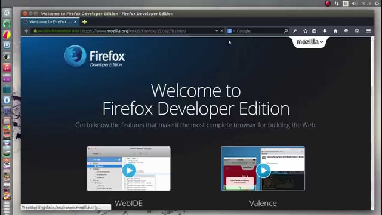 Firefox Developer Edition Youtube