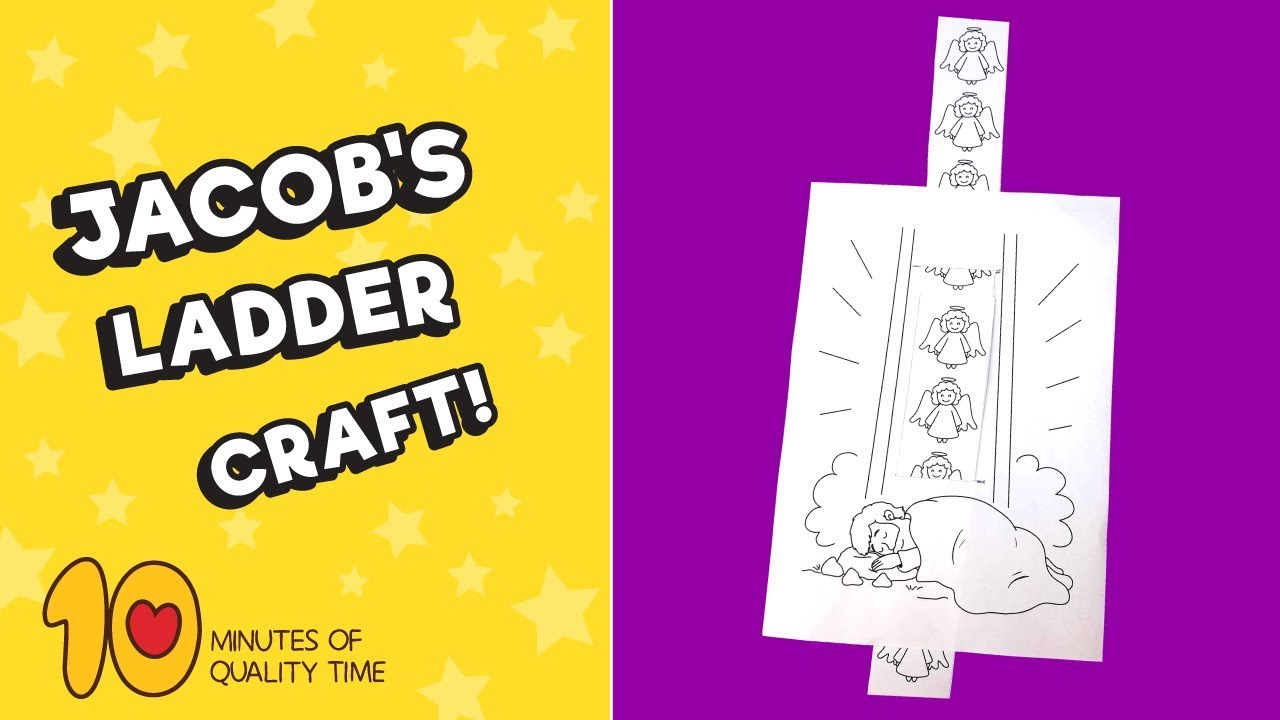 Jacobs Dream Bible Craft Jacob S Dream Picture Clue Read And Trace