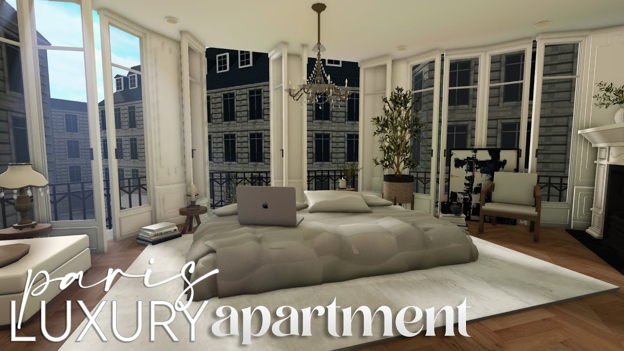 Bloxburg Paris Luxury Apartment House Build Youtube