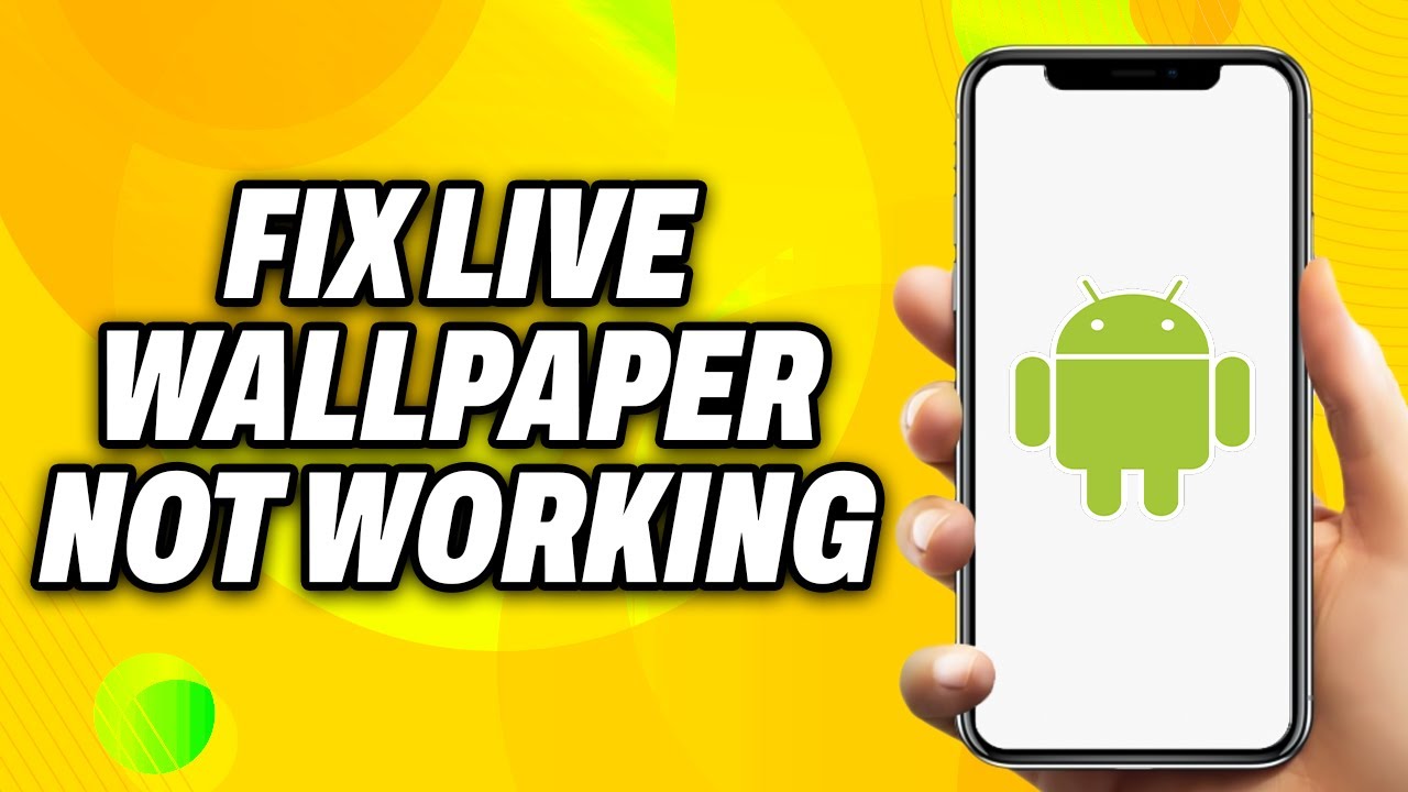 How To Fix Live Wallpaper Not Working On Android Quick Fix Youtube