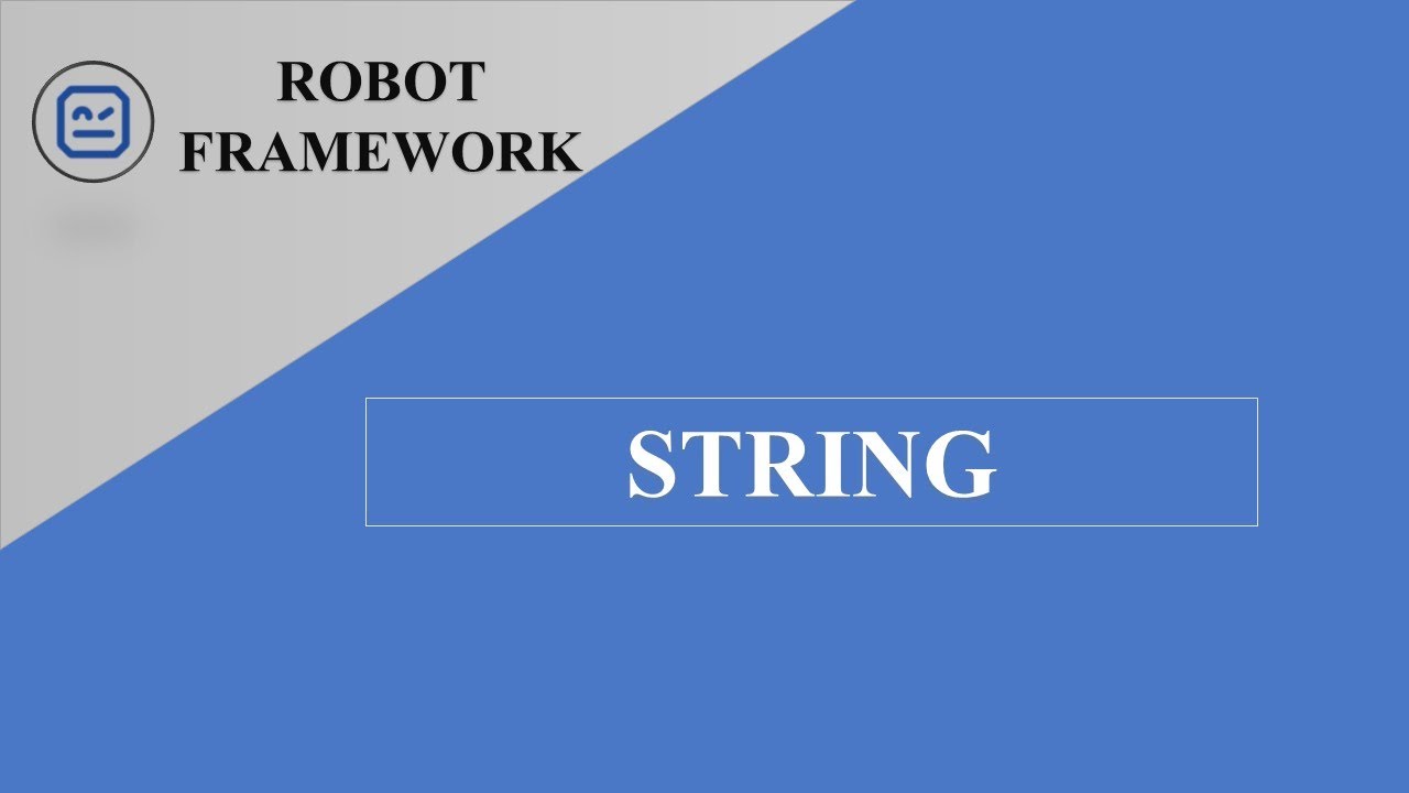 13 String Robotframework Youtube