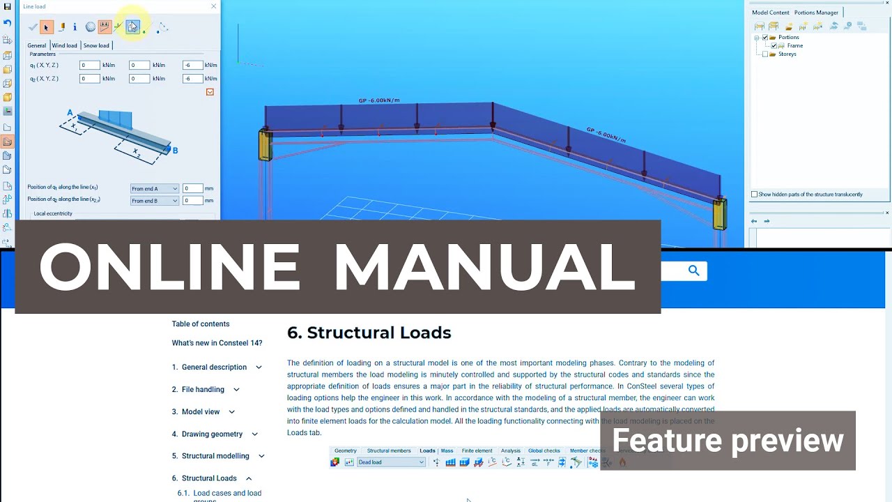 Consteel Online Manual For Structural Engineers Youtube