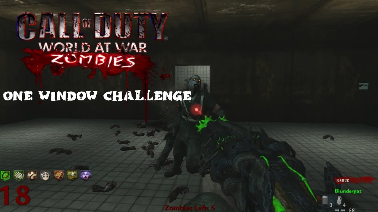 One Window Challenge Custom Zombies With Buyable Ending Cod Waw Youtube