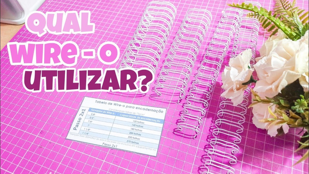 Qual Wire O Que Uso Em Cada Trabalho Quantidade De Folhas