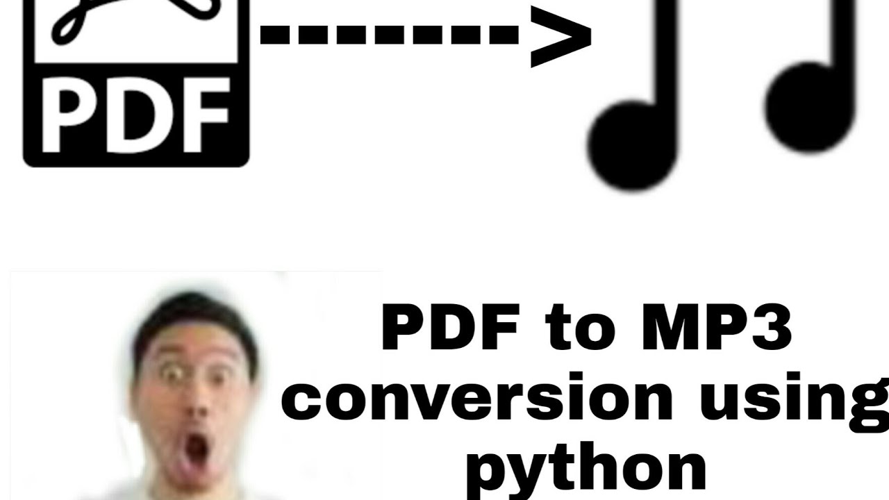 Converting Pdf File To Mp3 Format Using Python Youtube