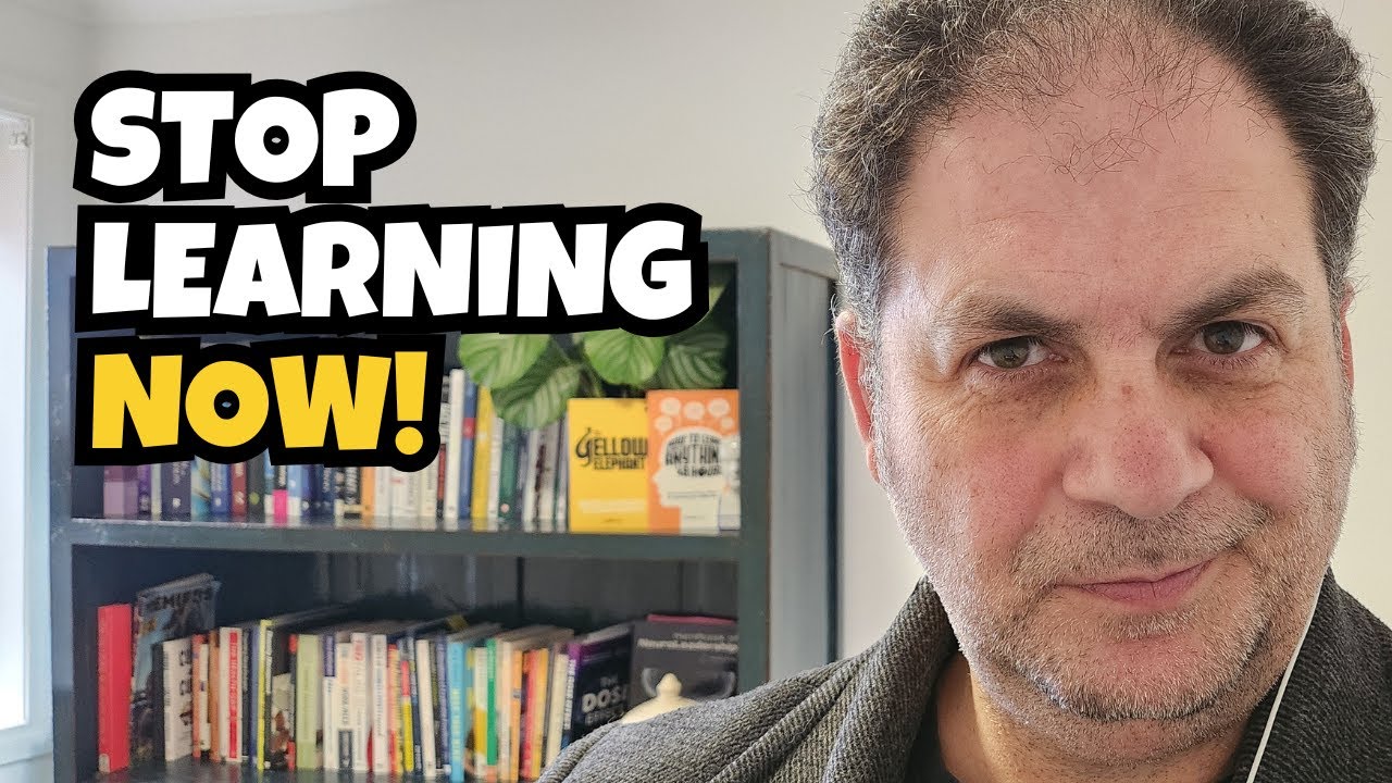 Stop Learning Start Doing Youtube