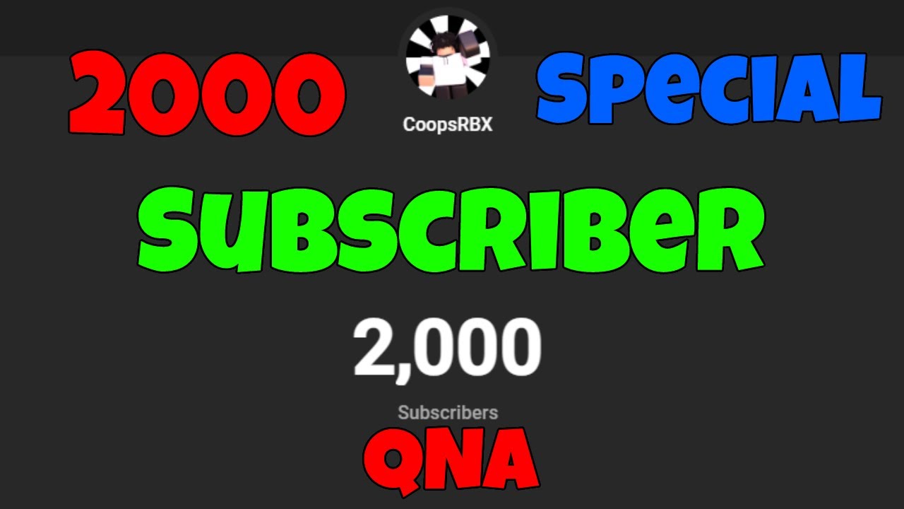 2k Subs Special Qna Youtube