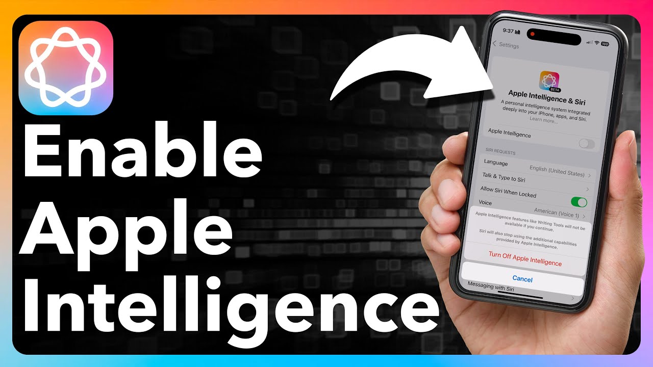 How To Enable Apple Intelligence On Iphone Youtube