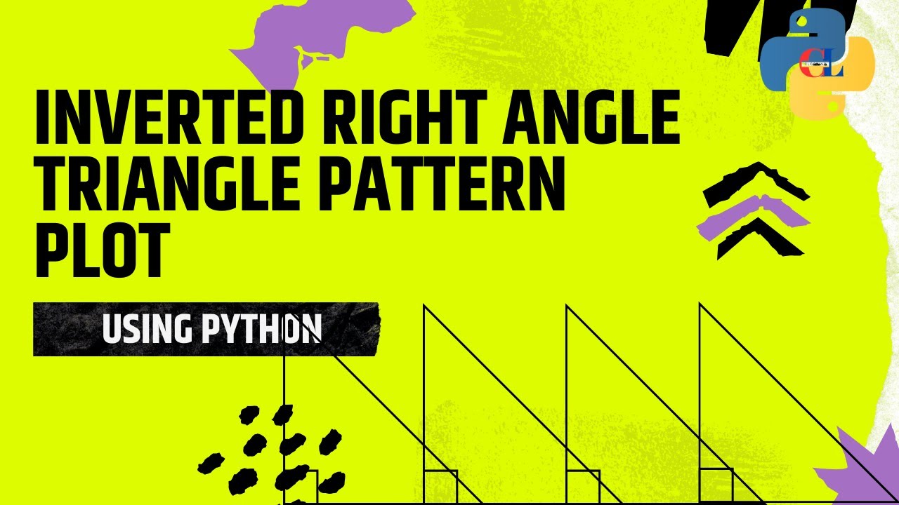 Inverted Right Angled Triangle Pattern Using Python Youtube