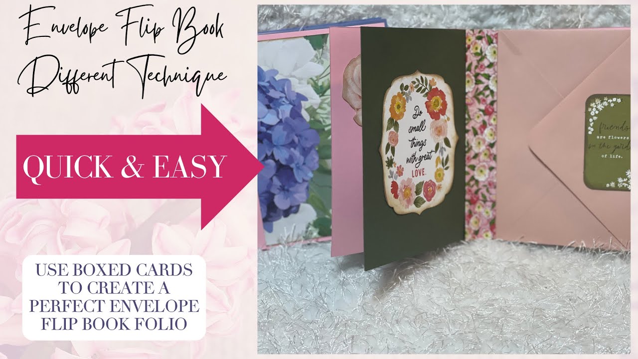 Easy Envelope Flip Book Tutorial For Beginners Different Technique