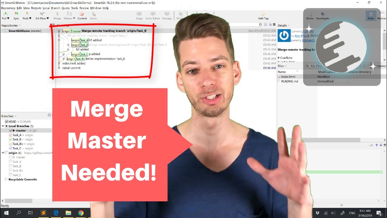 Version Controlling With Smartgit And Github Youtube
