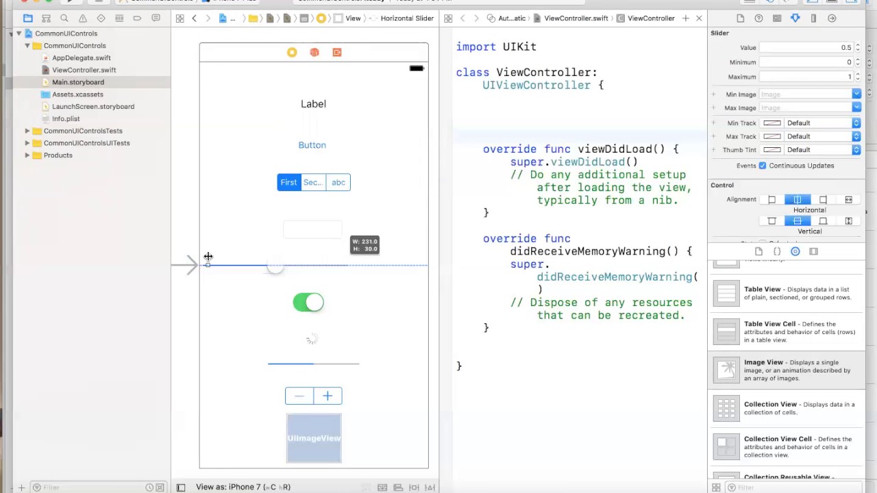 314 Xcode Storyboard Object Library Youtube