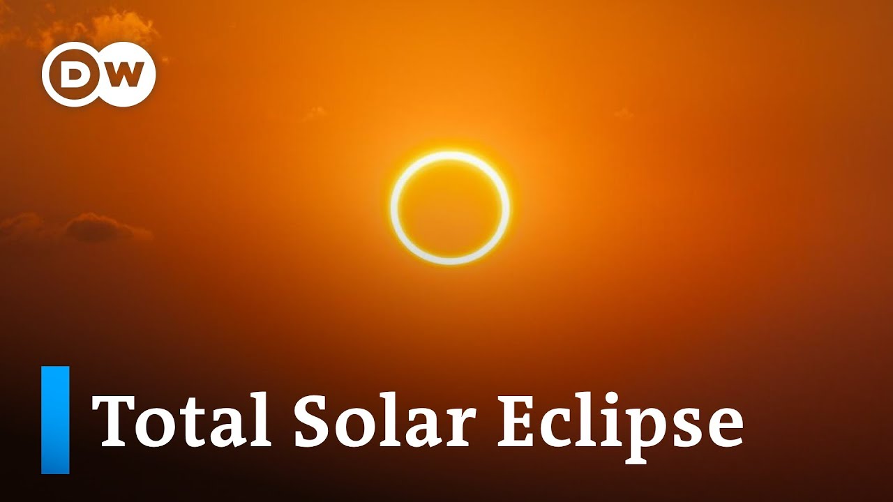 Live Total Solar Eclipse Over North America Dw News Youtube