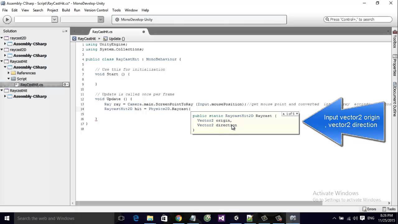 Unity Raycast Tutorial Matebery