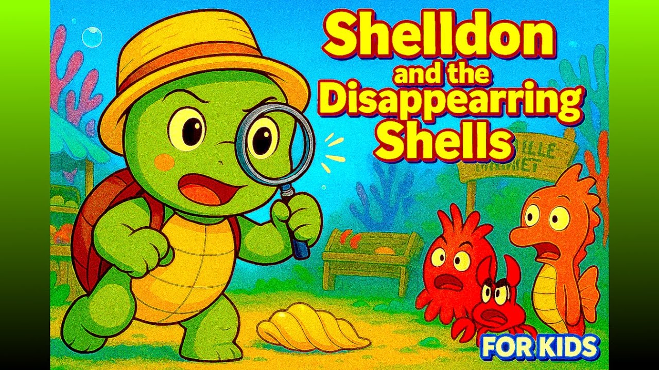 Shelldon And The Disappearing Shells Fun Mystery Adventure For Kids