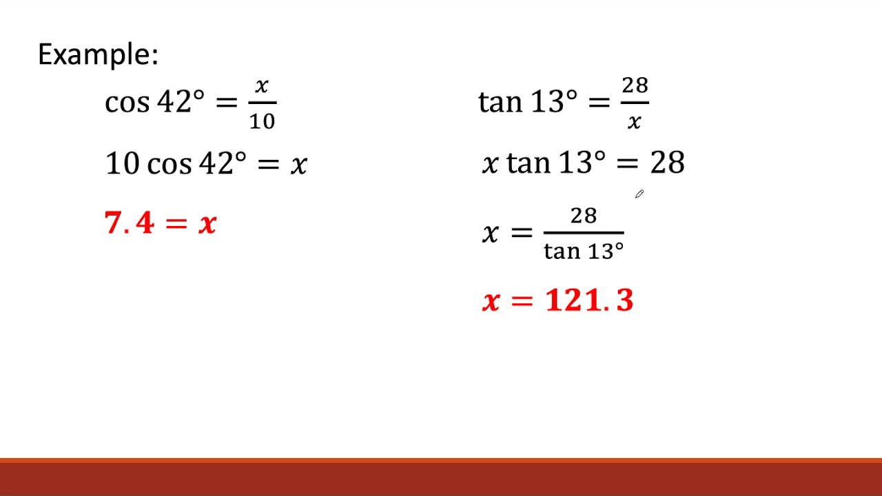 Solve Right Triangles Youtube