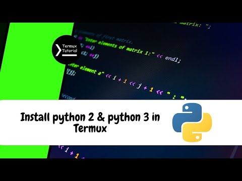 How To Install Python 2 And Python 3 On Termux Technical Har Youtube