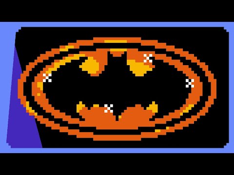 Batman Nes Pixel Art Time Lapse Youtube