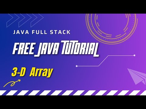 Java Tutorial 3d Array Example Java Full Stack Tutorial By Lokesh