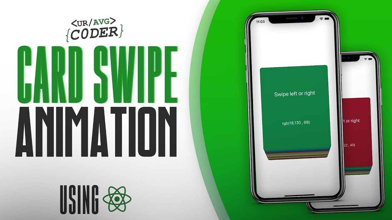 Swipe Card Animation Using React Native The Flash Code Series Ep